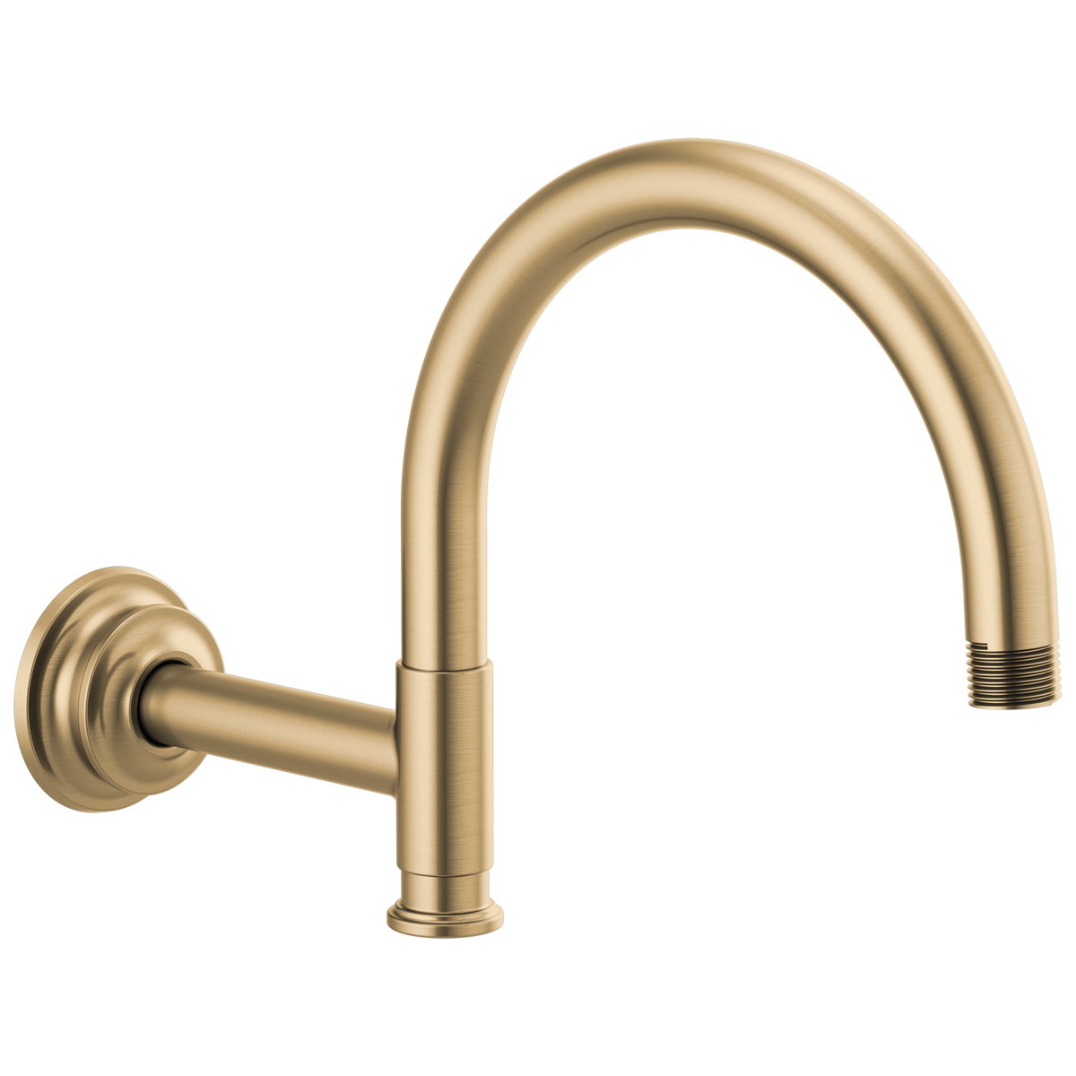 Brizo Invari:RP100326GL 12 1/8" Arc Shower Arm And Flange — General ...