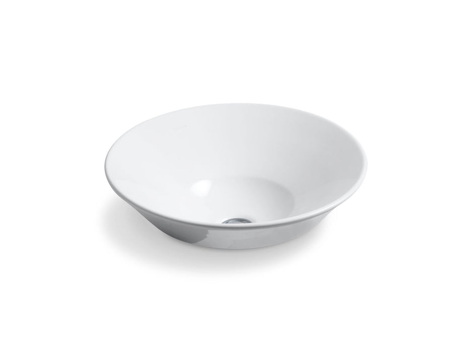 KOHLER K-2200 Conical Bell 16-1/4" round vessel bathroom sink, no over ...